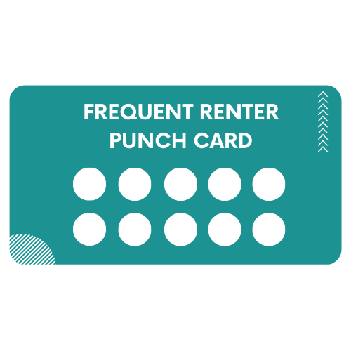 Frequent Renter Punch Card