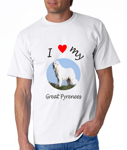 I Love my Great Pyrenees - Shirt - NuWaka Shop