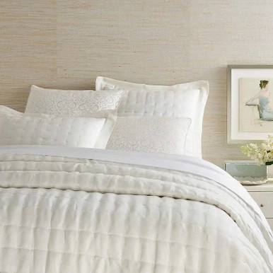 Pine Cone Hill Brussels Ivory Quilt - Lavender Fields