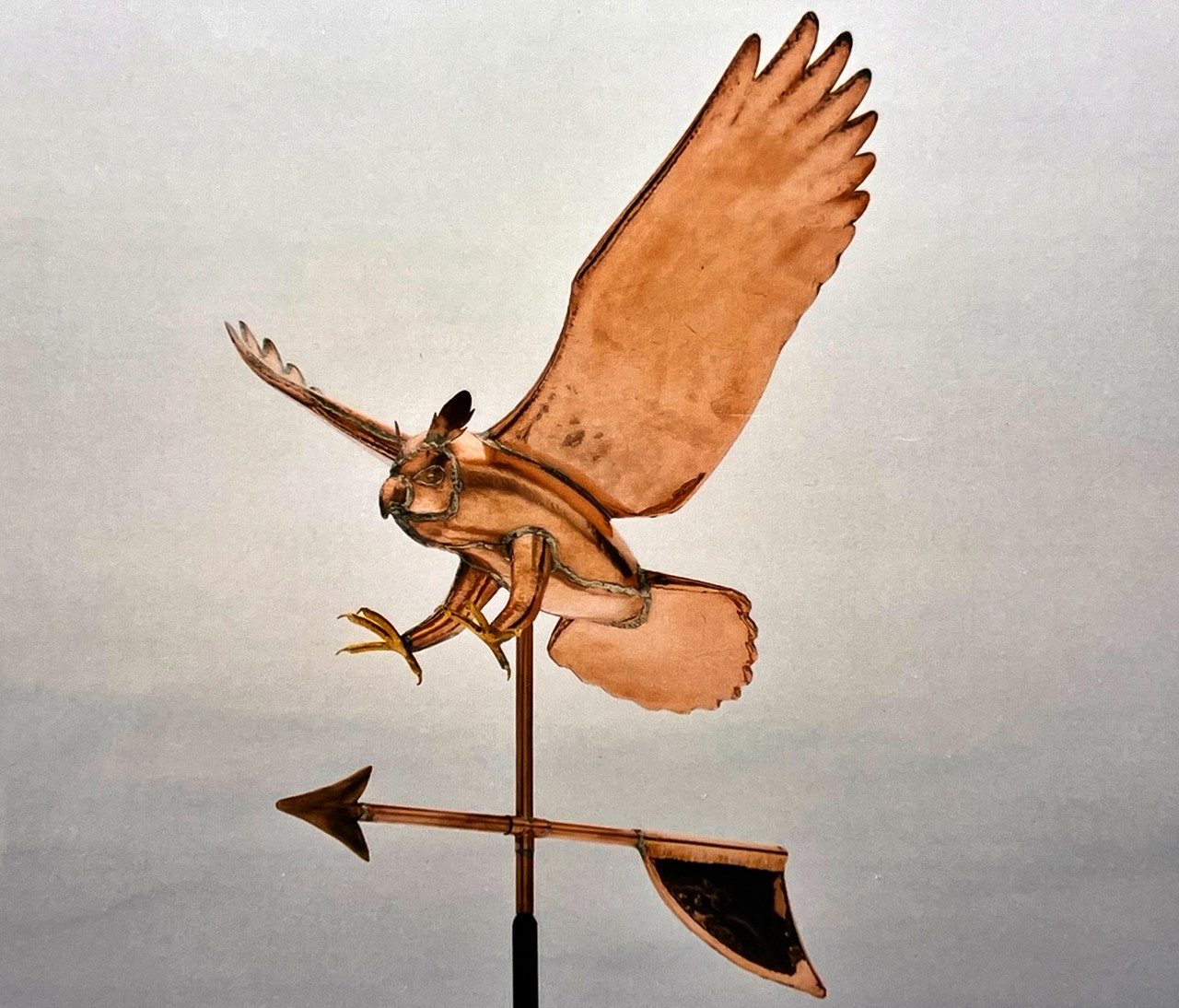 Flying Owl Weathervane Eastcoast Weathervanes