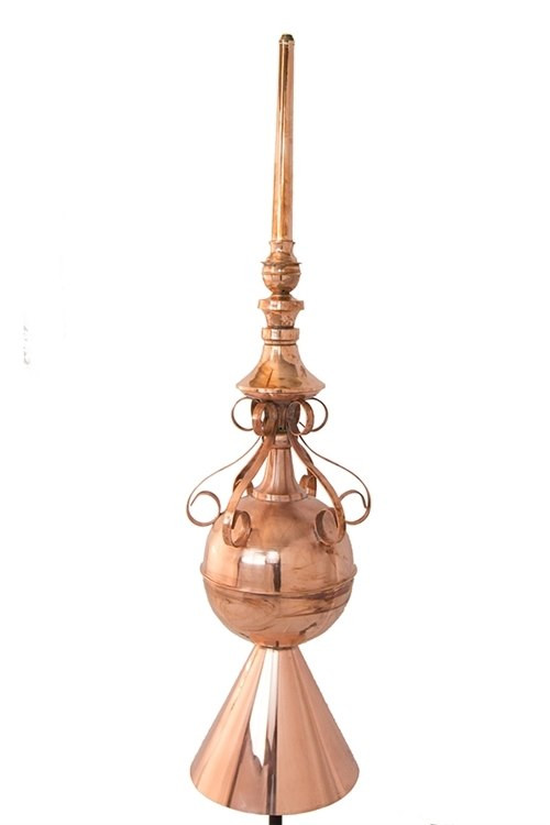 Victoria Finial with cap at Weathervanes of Maine