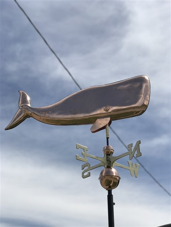 Large Whale Weathervane at East Coast Weathervanes Best Prices