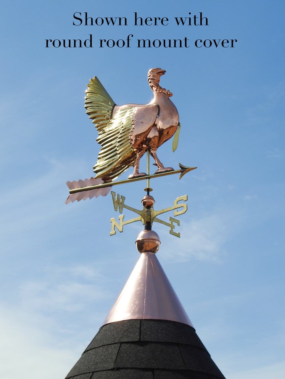 Strutting Turkey Weathervane With Brass Accents Eastcoast Weathervanes