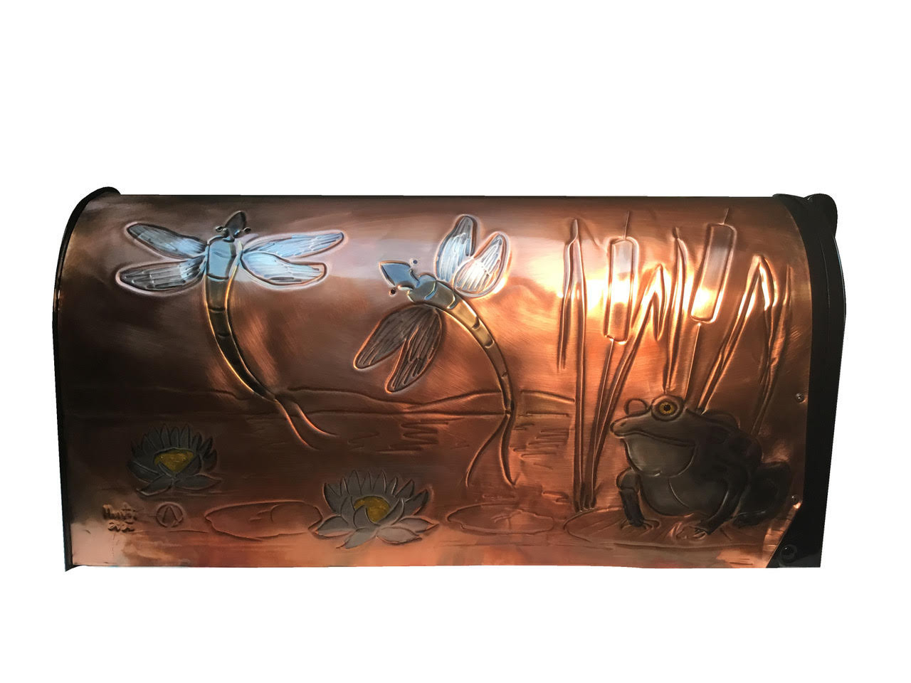 Rural Dragonfly Copper Mailbox Eastcoast Weathervanes