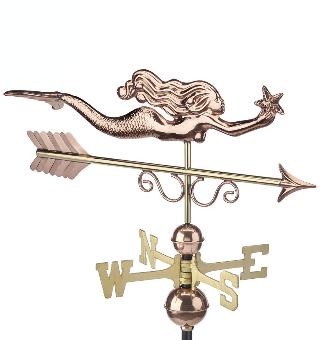 Small Mermaid Weathervane Eastcoast Weathervanes