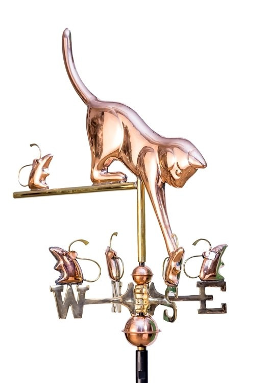 Small Cat and Mice Weathervane Eastcoast Weathervanes