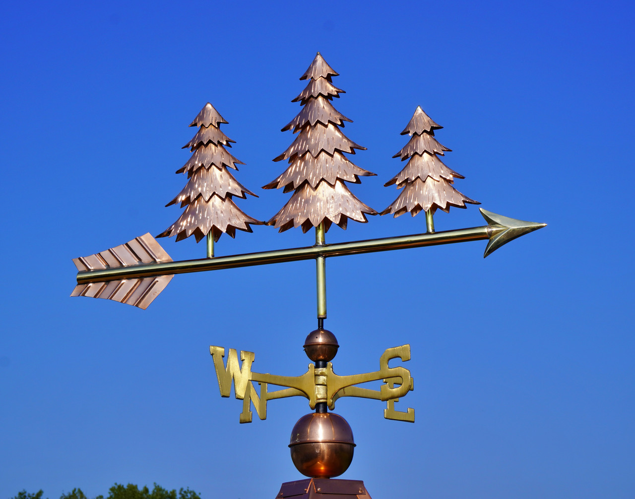 Three Trees Weathervane Eastcoast Weathervanes Best Prices
