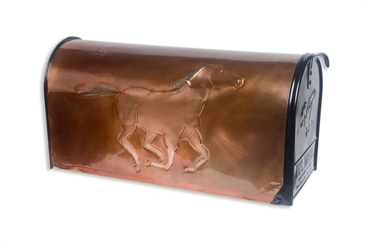 Rural Racer Copper Mailbox Eastcoast Weathervanes