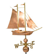 Jumbo Schooner Weathervane Eastcoast Weathervanes