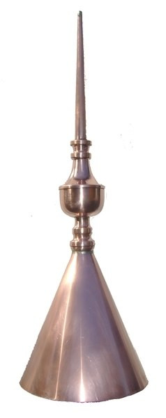 Victoria Finial with cap at Weathervanes of Maine