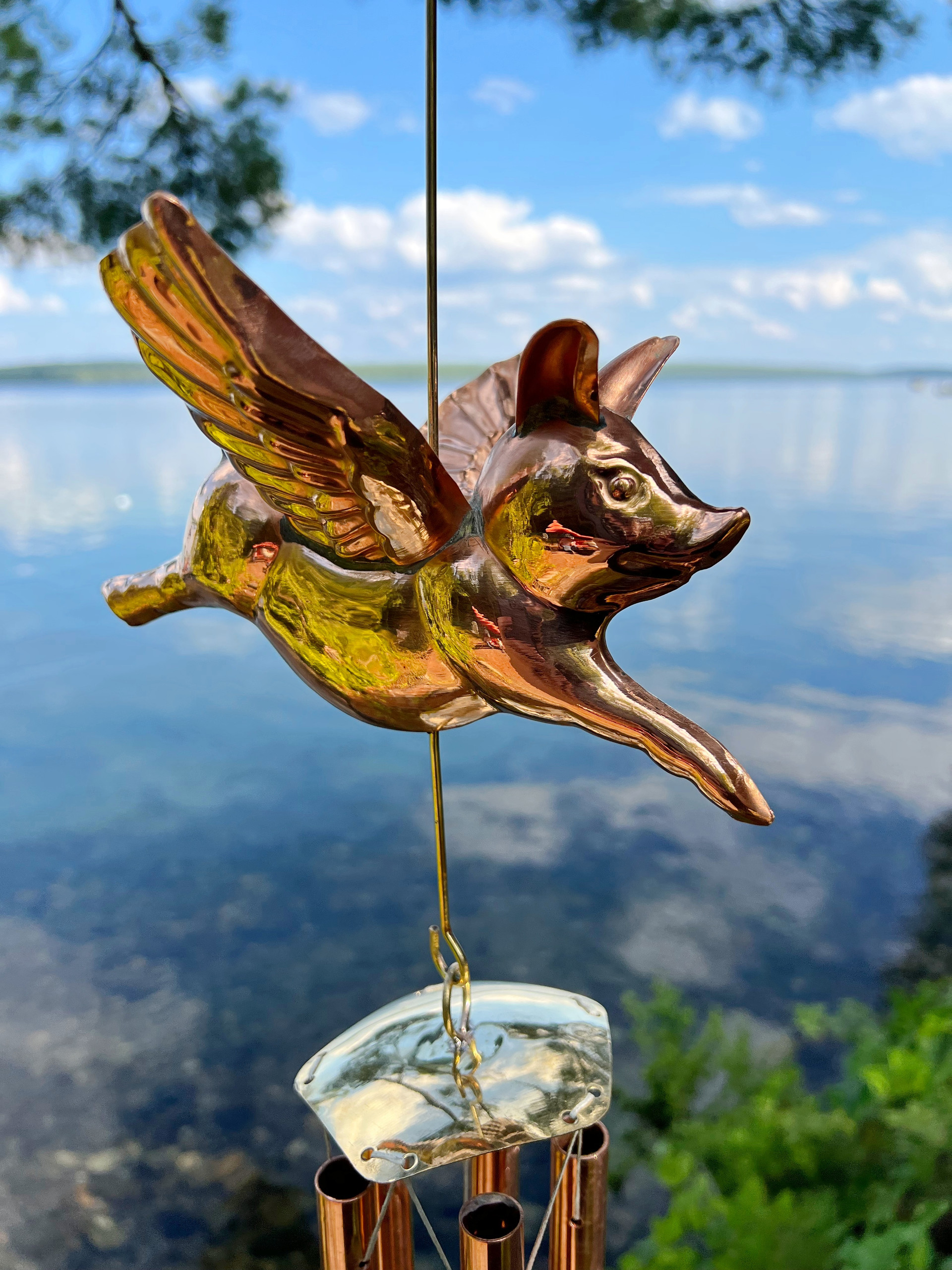 Flying Pig Wind Chime