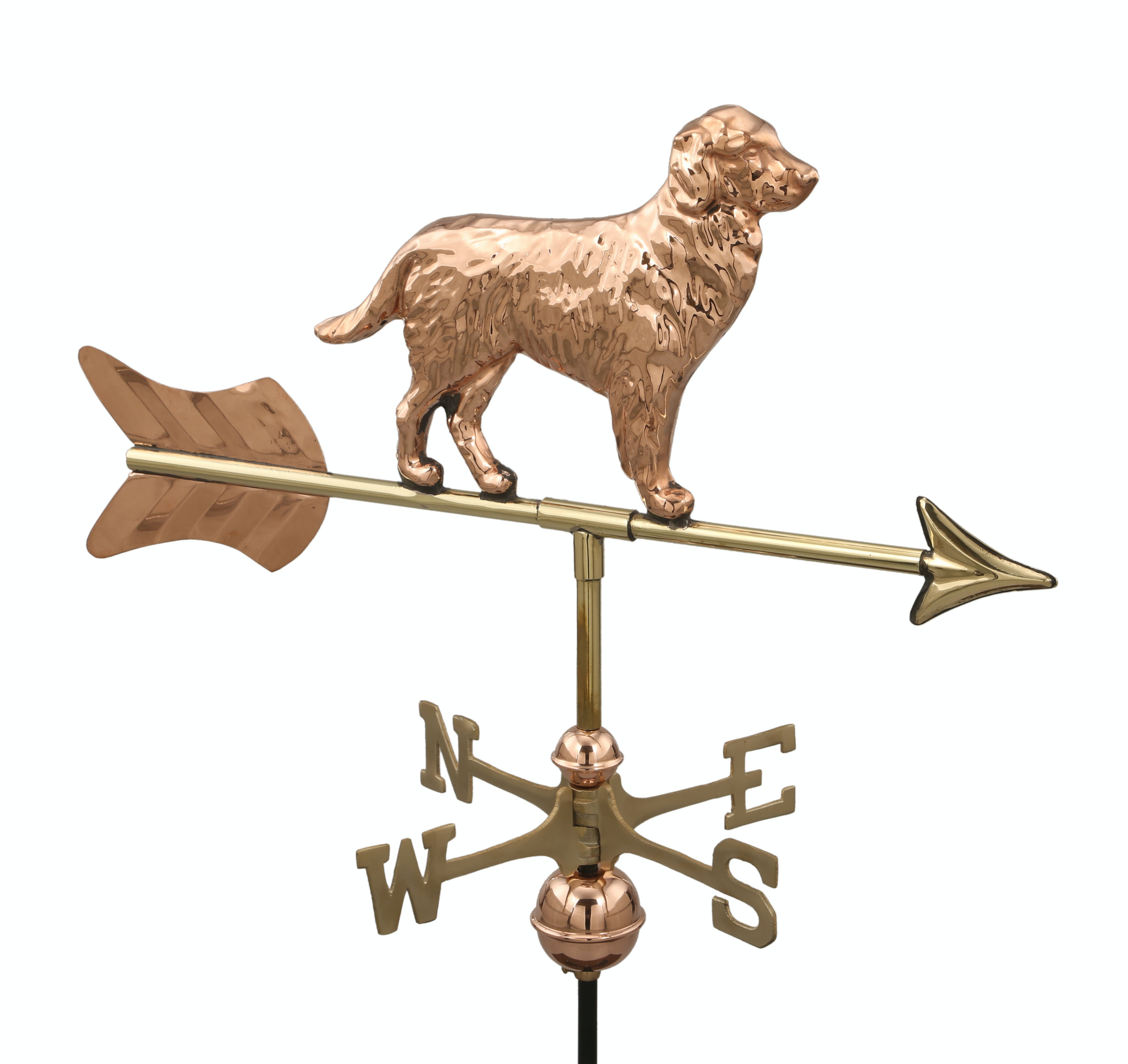 Full Bodied Golden Retriever Weathervane Eastcoast Weathervanes