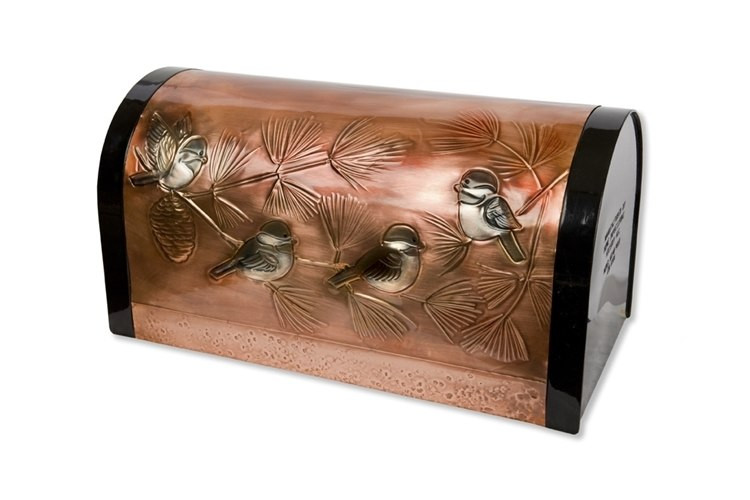 Rural Pine Trees Copper Mailbox Eastcoast Weathervanes