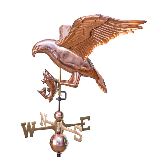 Osprey with Fish Weathervane 1 Eastcoast Weathervanes