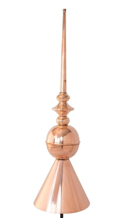 Victoria Finial with cap at Weathervanes of Maine