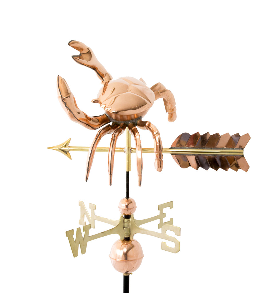 Full Bodied Crab Weathervane at East Coast Weathervanes