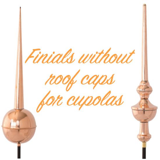 Copper Finials | Rootop Finials | Turret Finials and Spires | Copper ...