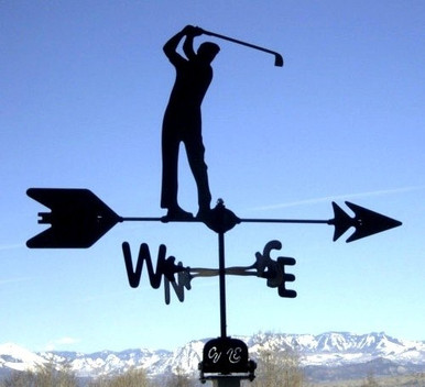 Golfer Weathervane Eastcoast Weathervanes