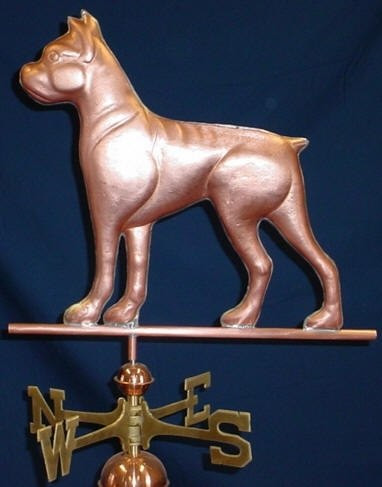 Boxer Weathervane at Weathervanes of Maine