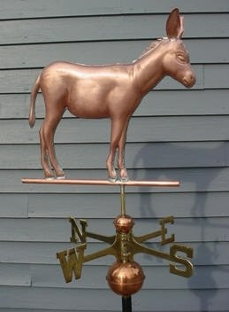 Donkey Weathervane 1 at Weathervanes of Maine