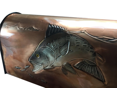 Cape Cod Striped Bass Mailbox - Eastcoast Weathervanes