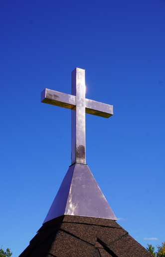 Cross Finial With Cap Weathervanes