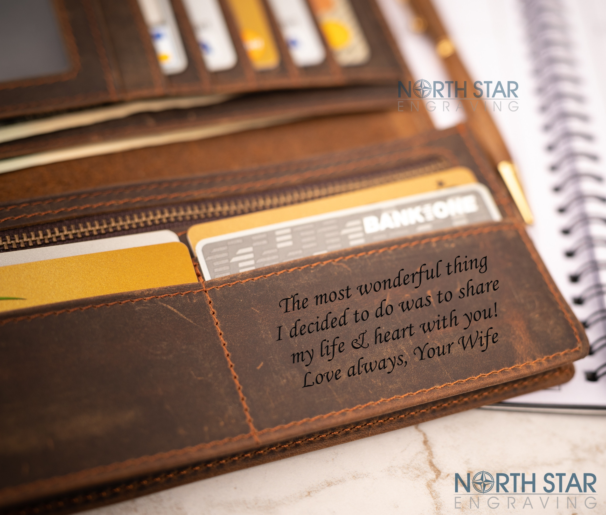 Personalized Wallets | Engraved Wallets | Customized Wallets - North ...