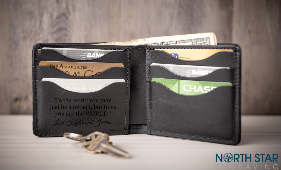 Personalized Wallets | Engraved Wallets | Customized Wallets - North ...