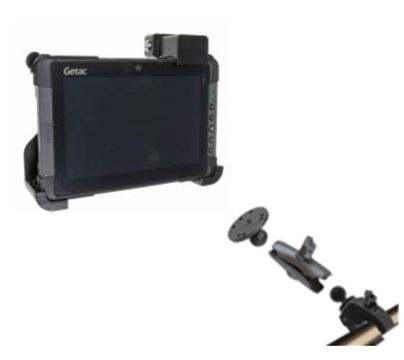 Getac F110 Pole Mount and Cradle Solution (for F110 G1 to G5 only)