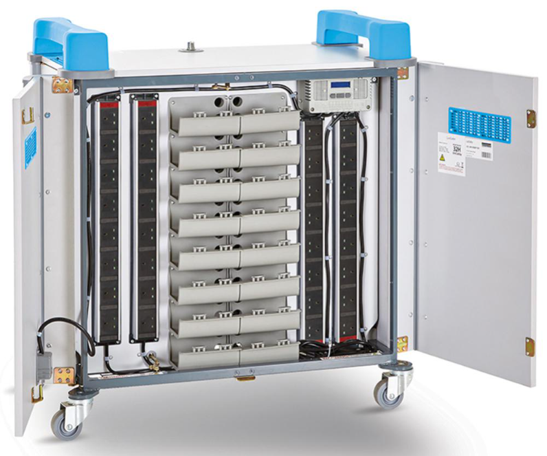 LapCabby UniCabby 32 Horizontal - 32-Device Mobile AC Charging Trolley ...