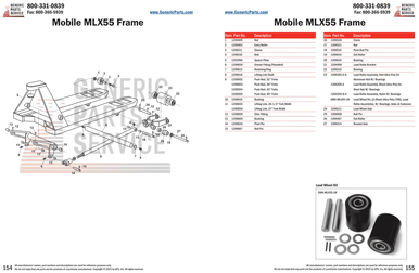 *Mobile MLX55 Frame - Generic Parts Service