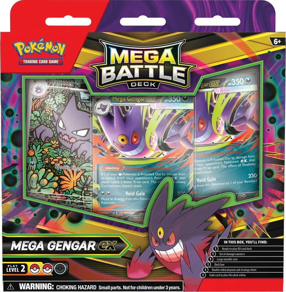 Pokemon: Mega Battle Deck (Mega Gengar ex) - Card Exchange Sports