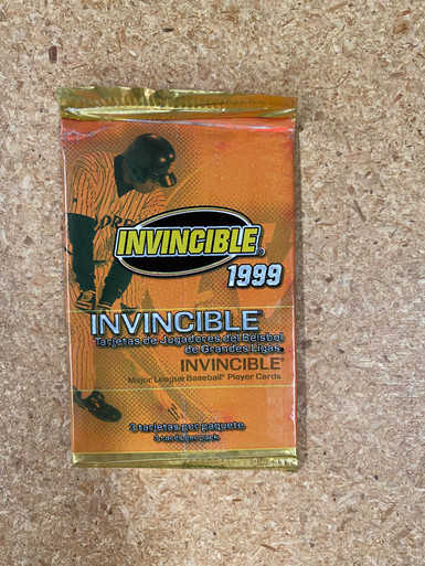 1999 Pacific Invincible Baseball Pack - Card Exchange Sports