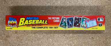 1991 Topps Baseball Micro Factory Set - Card Exchange Sports