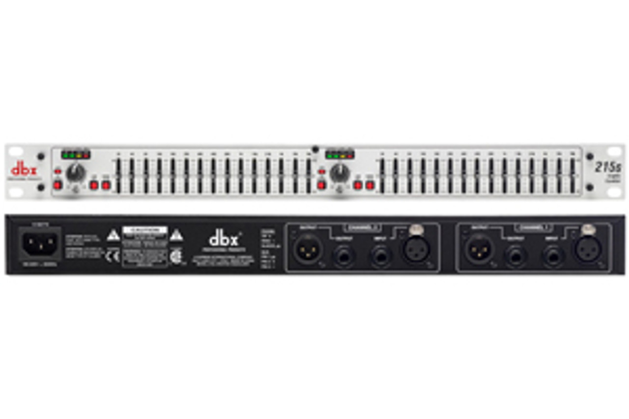 dbx 215S Dual 15-Band Graphic Equalizer - ProAudio.com