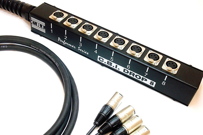 CBI DROP6-0600 6-Channel Slimline Drop Snake No Returns Metal Locking ...