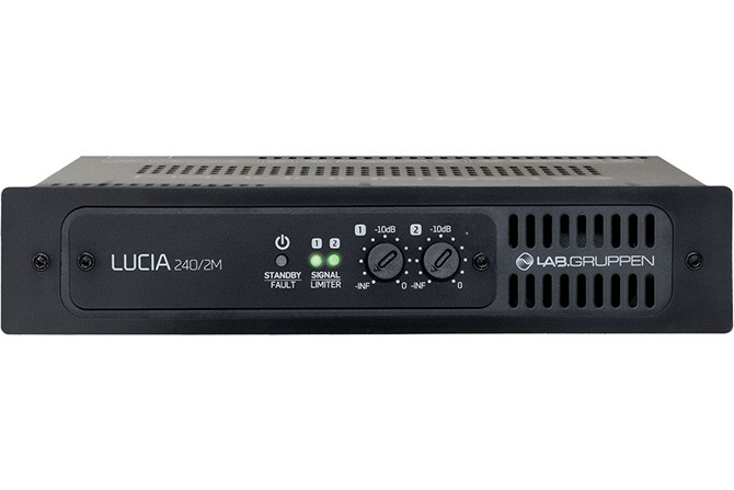 Lab.Gruppen LUCIA 240/2M Compact 2 x 120 Watt Matrix Amplifier ...