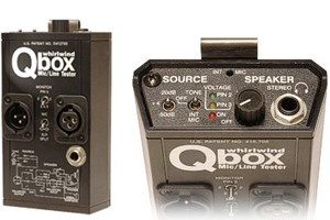 Whirlwind QBOX Audio Line Tester - ProAudio.com