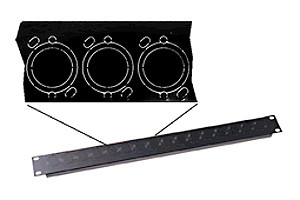 Middle Atlantic UNI-2 2 RU Universal Connector Panel - ProAudio.com