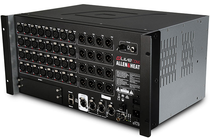 Allen & Heath DLIVE-DM64 MixRack 64x32 I/O - ProAudio.com