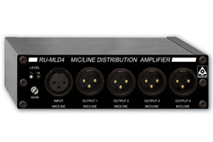 RDL RU-MLD4 RACK-UP 4-Channel XLR Distribution Amplifier - ProAudio.com