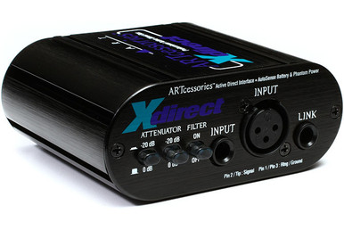 ART XDirect Dual Professional Active Direct Box - ProAudio.com