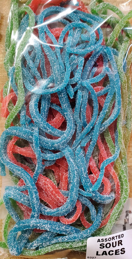Assorted Sour Laces - Pearls Candy & Nuts