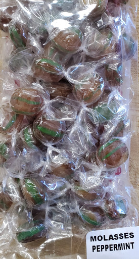 Molasses Peppermint Hard Candy