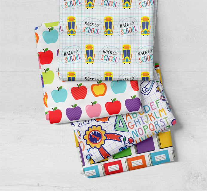 Back To School Fat Quarters Bundle (FQ2) - Modern Fox Fabrics
