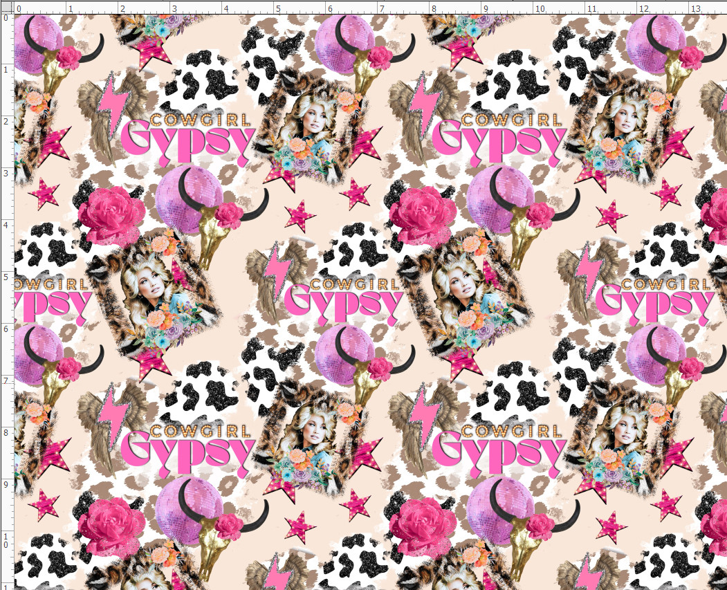 Country Music, Dolly Parton (DOL4) - Modern Fox Fabrics