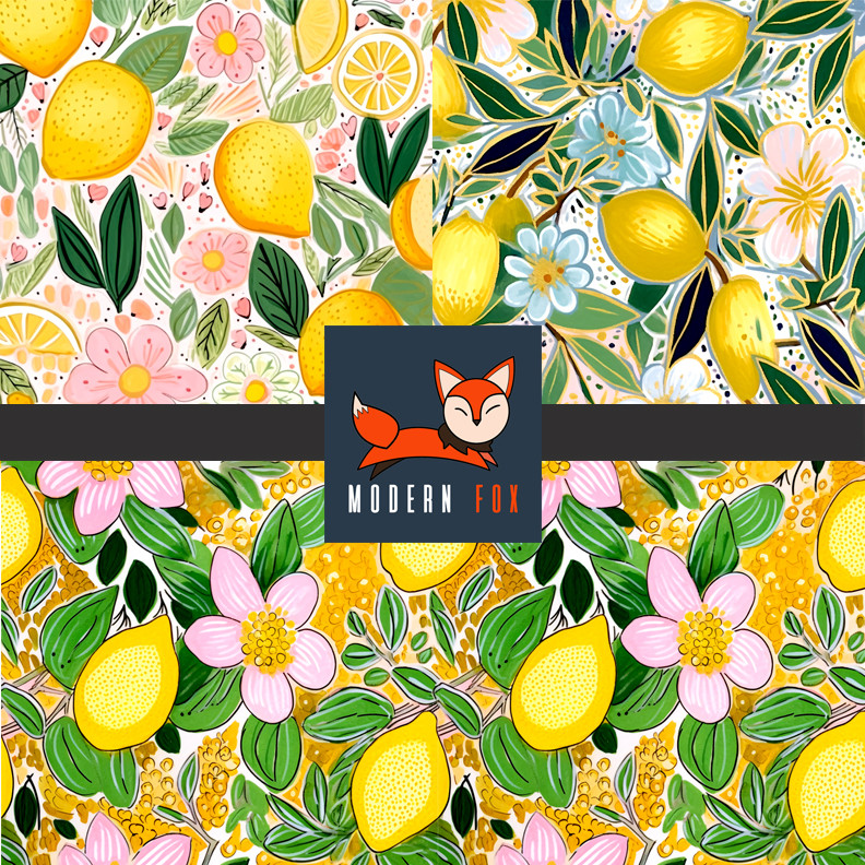 LEM10 - Lemon - Modern Fox Fabrics