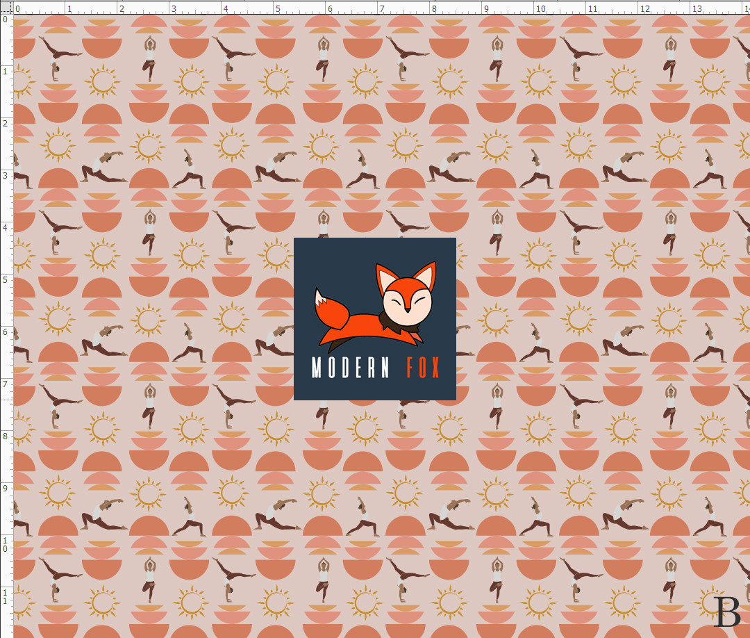YOG1 - Yoga - Modern Fox Fabrics