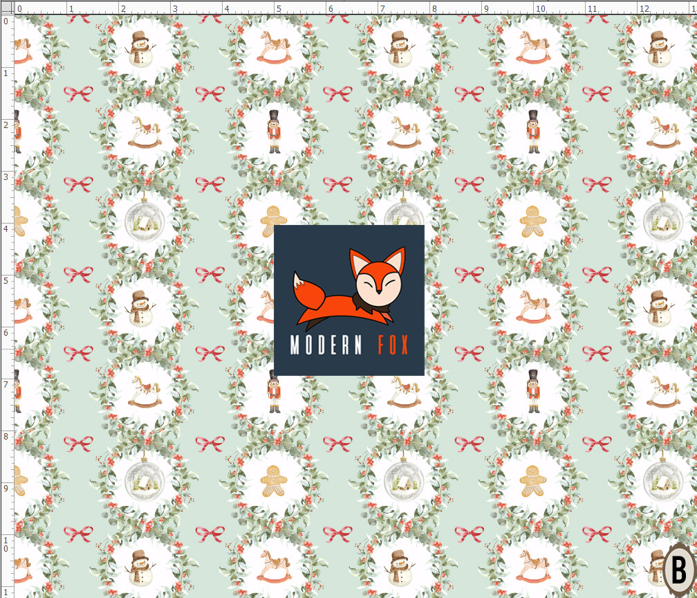 WNT445 - Christmas Coquette - Modern Fox Fabrics