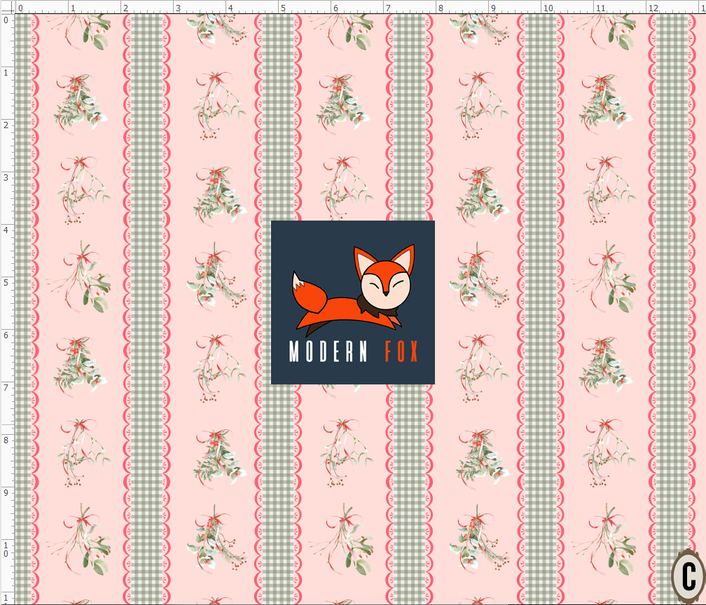WNT455 - Christmas Coquette - Modern Fox Fabrics